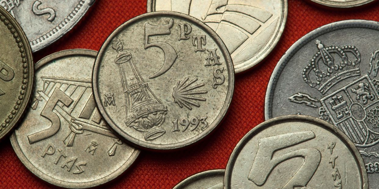 Monedas de pesetas se han llegado a vender por 30.000 euros