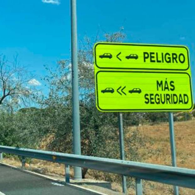 La nueva señal fluorescente de la DGT