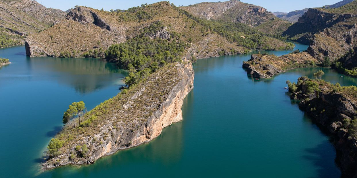 El embalse de Bolarque, una 'playa' al lado de Madrid