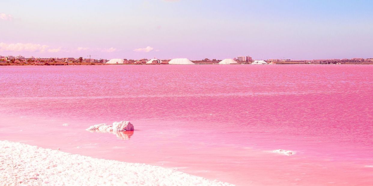 La laguna rosa, un espectáculo visual en Torrevieja