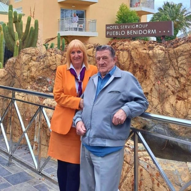 Derek Flynn, el hombre de 88 años, famoso en Benidorm