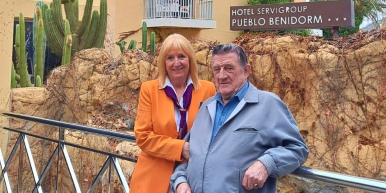 Derek Flynn, el hombre de 88 años, famoso en Benidorm