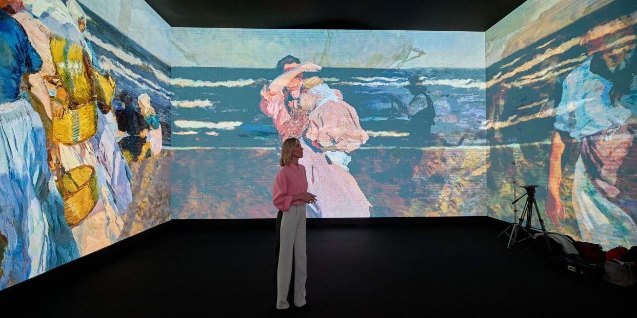 'Sorolla una nueva dimensión' vida a través del arte digital