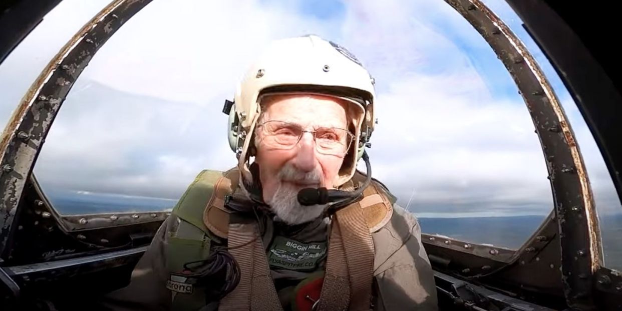 Jack Hemmings: volando un Spitfire a los 102 años