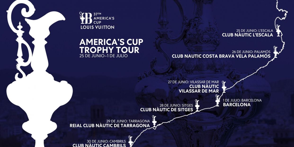 Arranca el Trophy Tour de la America’s Cup