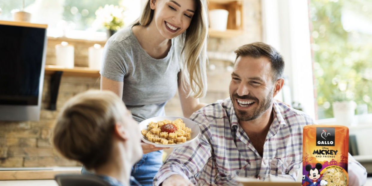 Gallo lanza al mercado una pasta infantil, con Disney