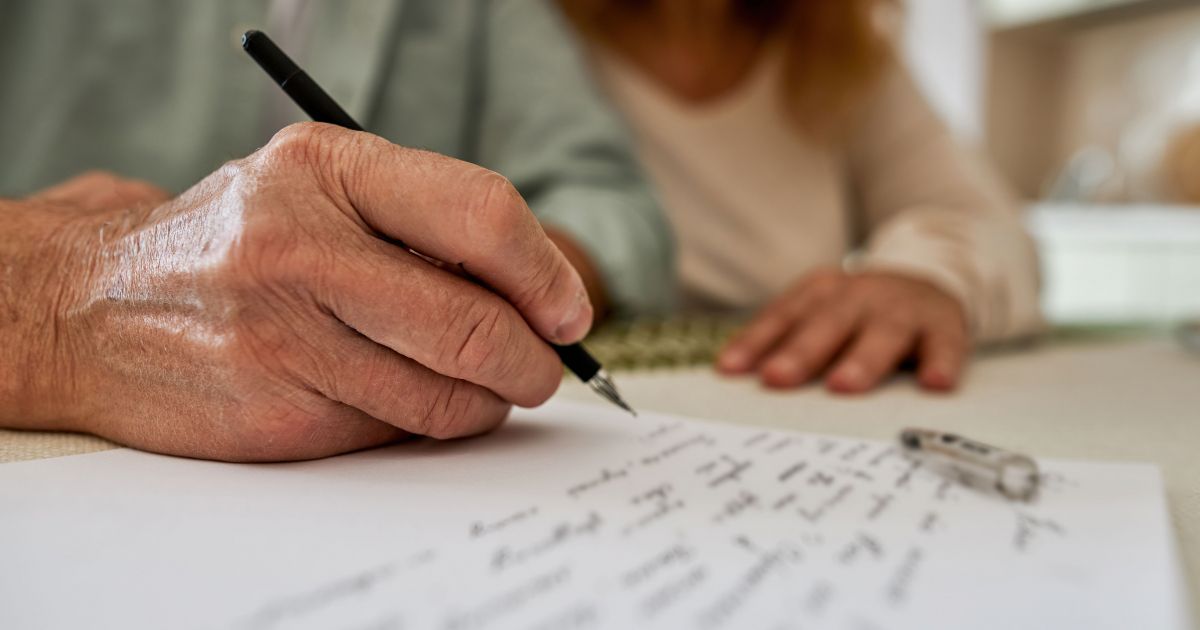 La carta de despedida que un hombre escribió a sus nietas