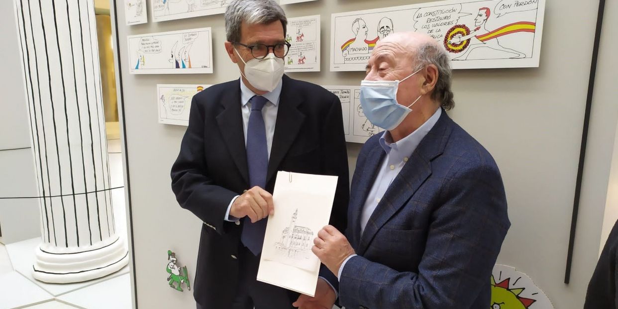 Peridis imagina su última viñeta de 2020