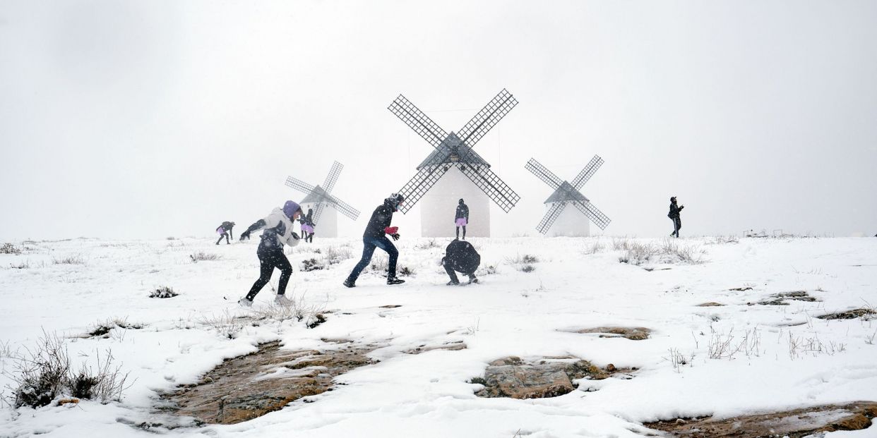 'Filomena': las mejores fotos de la nevada del siglo