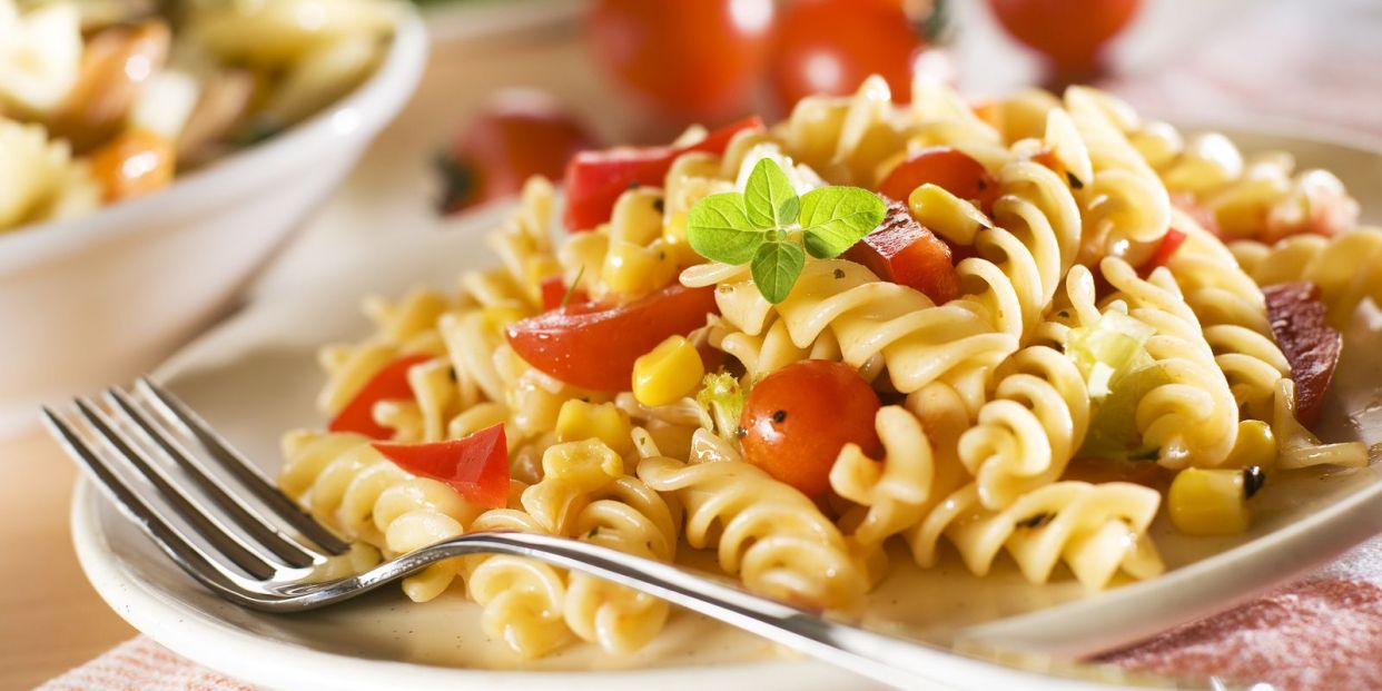 Ensalada de pasta: completo equilibrio de nutrientes