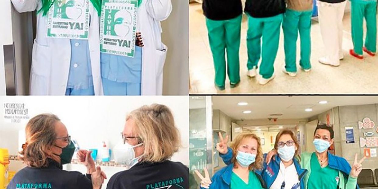 Concentración Plataforma JAVISS 25 de marzo en Madrid